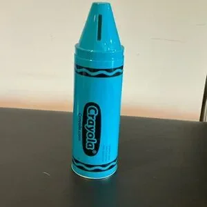 Crayola | Other | Crayola Turquoise Crayon Coin Bank | Poshmark